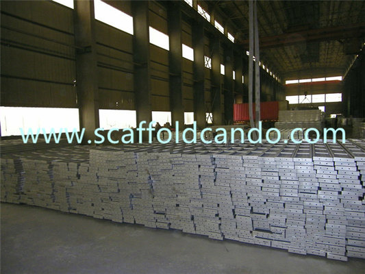 Walking platform decking plank Q195 galvanized scaffolding steel plank steel board with 1000-4000mm length BS1139
