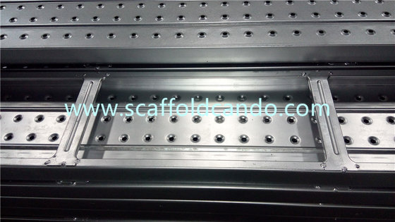 Walking platform decking plank Q195 galvanized scaffolding steel plank steel board with 1000-4000mm length BS1139