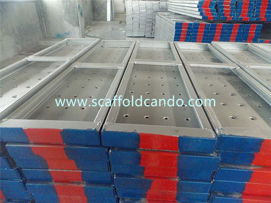 225*38mm galvanized Q195 painting painted scaffolding steel plank, steel board  for working platform EN12811