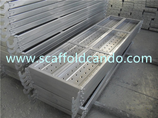 BS 1139 Q235 Galvanized scaffolding steel plank, steel board with hooks 210mm,240mm,250mm,300mm,420mm,480mm,500mm