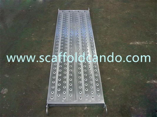 Galvanized scaffolding steel plank with 43mm 43.5mm hook, steel catwalk match frame system,1800mm,1829mm, 1524mm, 1219mm