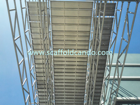 High quality catwalk, galvanized scaffolding steel plank steel board with 50mm hooks match ringlock system 0.9-2.4M