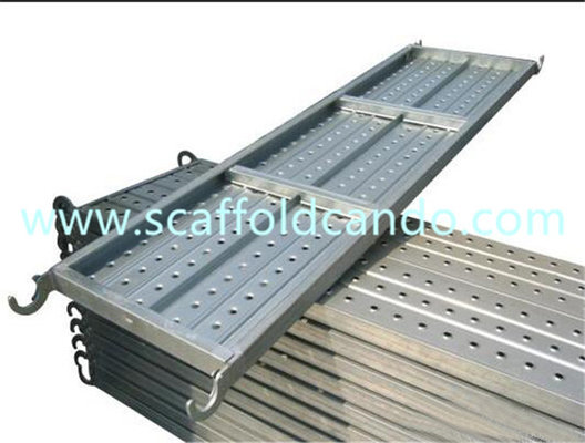 High quality catwalk, galvanized scaffolding steel plank steel board with 50mm hooks match ringlock system 0.9-2.4M