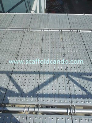 Frame system and ringlock system used catwalk galvanized scaffolding steel plank steel board with hooks 0.9m 1.2m 1.5m