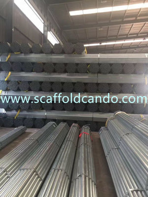 Galvanized pipe, GI tube, hot dip galvanized scaffolding steel pipe, 48.3*4.0mm, 500mm,1000mm,2000mm,40000mm,6000mmL