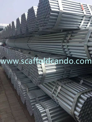 70 microns Hot dipped galvanized pipe, HDG scaffolding steel pipe, BS 1139 EN 39 48.3mm,3.0mm, 3.2mm, 3.25mmT with 6ML