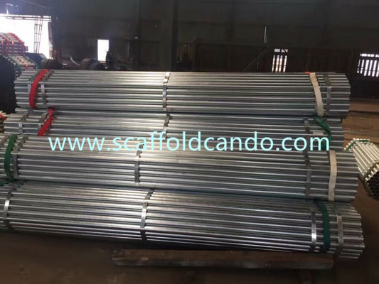 EN10219 EN39 Hot dip galvanized scaffolding pipe, painted tube 48.3mm, 60.3mm with 6000mm, 5000mm, 3000mm length