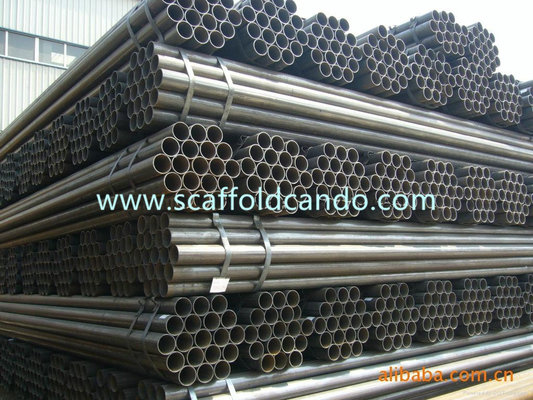 Scaffolding steel pipe MS pipe Black tube Q235 material EN10219  48.3mm with 1000mm,2000mm,3000mm,4000mm,5000mm,6000mm
