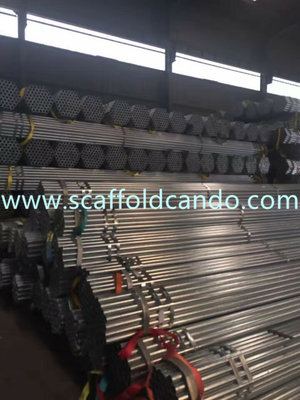 High quality STK500 hot dipped galvanized scaffolding pipe, steel tube, JIS G3444, 48.3*2.4*6000mmL with lowest price