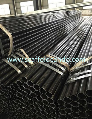 60.3MM 48,3MMOD 0.5ML-6.0ML  Q235 hot dip galvanized scaffolding steel pipe, painted pipe, black MS tube with BS1139