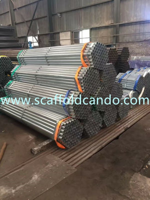 Black MS pipe, painted scaffolding pipe, hot dip galvanized scaffold tube, 48.3mmO.D 6000mm length for projects