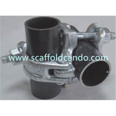 High performance Q235 drop forged scaffolding galvanized fixed double coupler BS1139 48.3mm EN74 for 48.3mm pipe