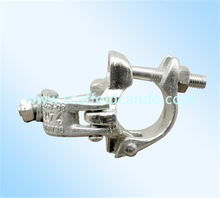 Good loading bearing strength Q235 forged double coupler for connecting OD43mm pipe in scaffolding project