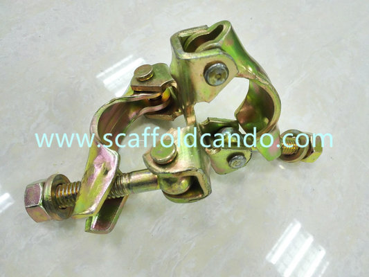 Good quality scaffold galvanized double coupler fixed clamp with British Japan Korea standard for 48mm pipes