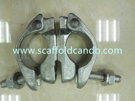 1.15kg scaffold drop forged swivel coupler, rotation clamp Q235 electro galvanized with high load-bearing strength