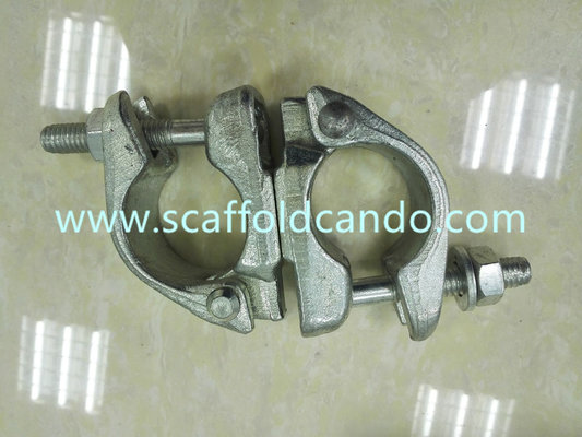 1.15kg scaffold drop forged swivel coupler, rotation clamp Q235 electro galvanized with high load-bearing strength