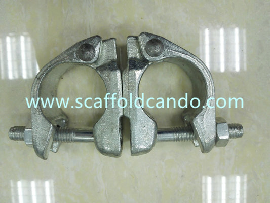 1.15kg scaffold drop forged swivel coupler, rotation clamp Q235 electro galvanized with high load-bearing strength