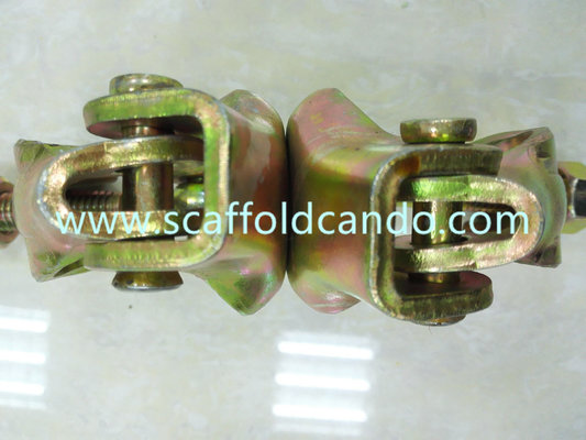 High load-bearing strength pressed galvanized scaffold swivel coupler rotation clamp for OD48mm pipe in scaffoldings