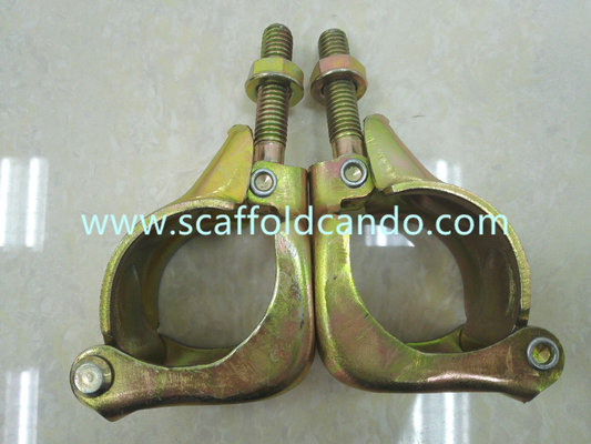 Drop forged pressed Q235 scaffold swivel clamp rotation coupler with BS1139,EN74,AS1576,JIS for OD48mm pipe in scaffolds