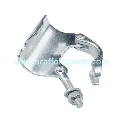 Good load-bearing strength drop forged scaffold putlog coupler single clamp Q235 electro galvanized for scaffold boards