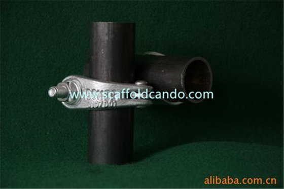Good load-bearing strength drop forged scaffold putlog coupler single clamp Q235 electro galvanized for scaffold boards