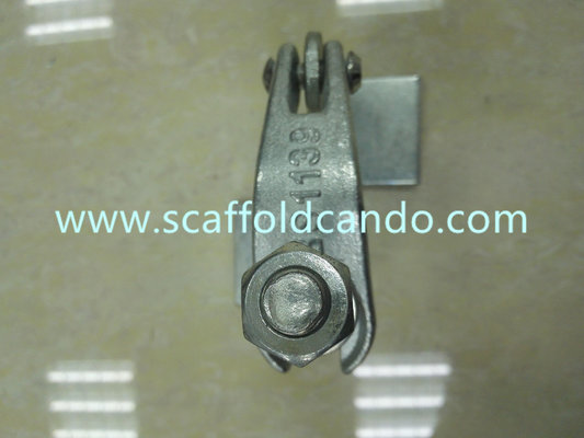 BS1139 British drop forged scaffold board retaining coupler BRC clamp Toe board coupler Q235 galvanized  48.3mm