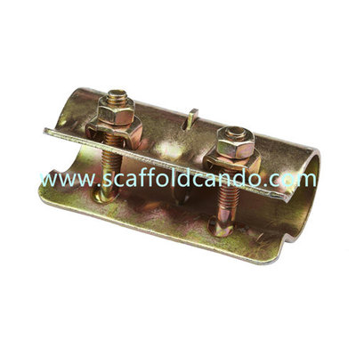 1.00kg scaffolding pressed sleeve coupler joint clamp for two tubes 48.3mm Q235 BS1139 EN74 for long bracing
