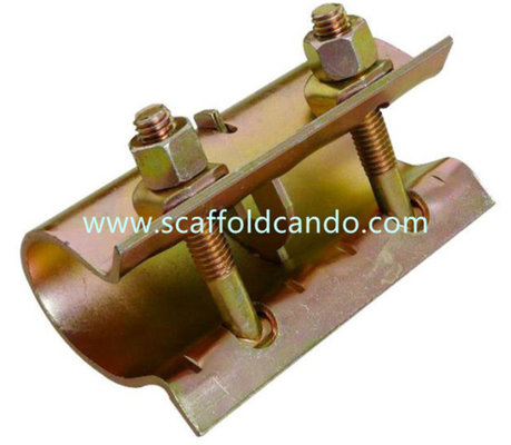 1.00kg scaffolding pressed sleeve coupler joint clamp for two tubes 48.3mm Q235 BS1139 EN74 for long bracing