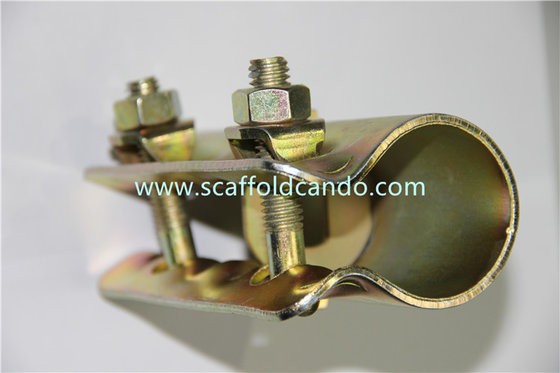 EN74 BS1139 pressed Q235 scaffolding galvanized sleeve coupler 1.00kg for connecting two pcs of 48.3mm scaffold tubes
