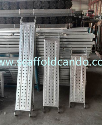 High performance scaffold galvanized catwalk steel plank with 43mm 50mm hooks 900mm,1200mm,1500mm,1800mm,1829mmL