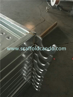 Good loading capacity Q235 scaffolding galvanized catwalk steel plank metal board with hooks 2100mm 1800mm 1829mm