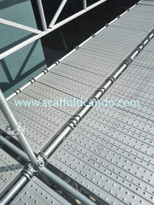 Scaffold systems need Q235 scaffolding galvanized catwalk with high load- bearing capacity steel plank metal board hook