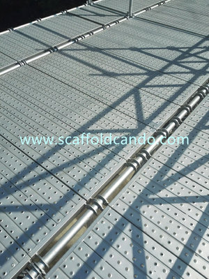 Scaffold systems need Q235 scaffolding galvanized catwalk with high load- bearing capacity steel plank metal board hook
