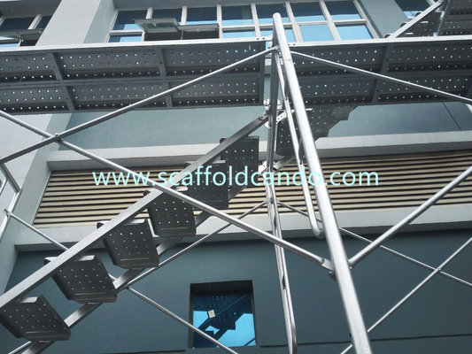 Scaffold systems need Q235 scaffolding galvanized catwalk with high load- bearing capacity steel plank metal board hook