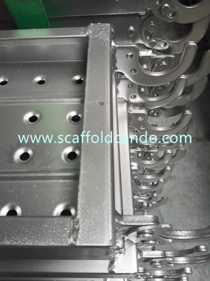 Scaffolding galvanized catwalk pre-galvanized steel plank board with hooks 43mm,50mm 900mm-2400mm as working platform