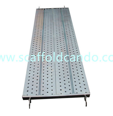 Good loading capacity high quality scaffolding Q235 pre-galvanzied  catwalk steel plank board with hooks 1200mm, 1500mm