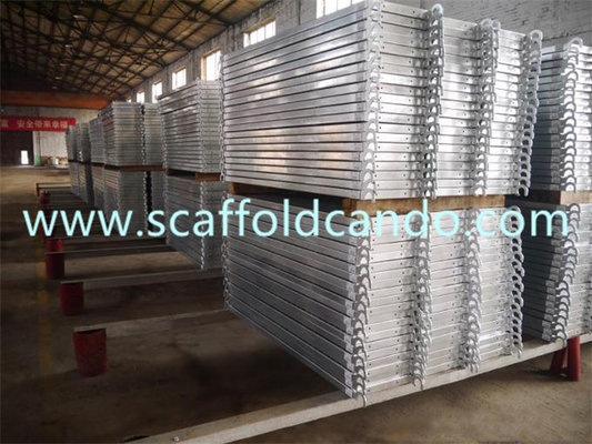 Good loading capacity high quality scaffolding Q235 pre-galvanzied  catwalk steel plank board with hooks 1200mm, 1500mm