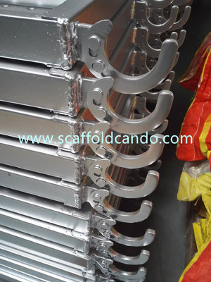 500*1829mm 480*1800mm 300*1800mm scaffolding galvanized steel plank with 43mm 50mm hooks catwalk for Ringlock frame