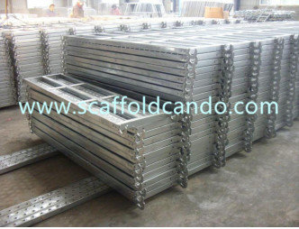 High quality Europe market need scaffolding galvanized steel plank board with hooks catwalk for Ringlock scaffolding