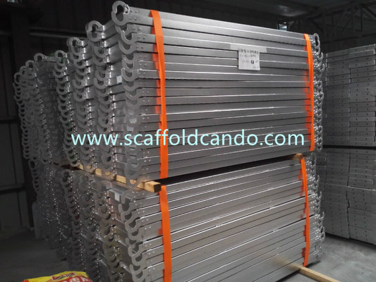 Cuplock Ringlock Frame working platform hook planks 500*1800mm 300*1800m scaffolding galvanized catwalk 43mm 50mm hooks