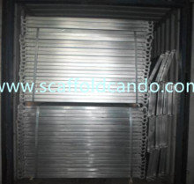 Hot sell good quality scaffold pre-galvanized Q235 catwalk hook planks with 1500mm 1800mm 1829mmL thickness 0.9-1.8mm