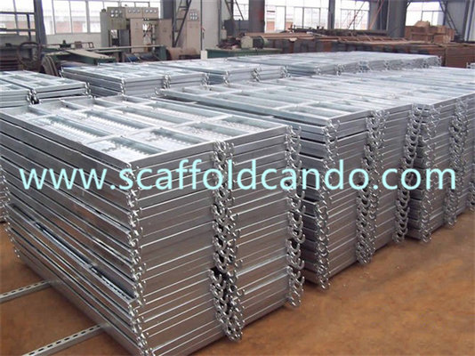 Good prices factory specialized in Scaffolding galvanized catwalk hook planks for sell, 1800mmL 1829mmL working platform