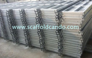 Easy for erecting and dismantlement scaffold galvanized catwalk hook planks 1800mm 1829mm 2100mm for cuplock ringlock