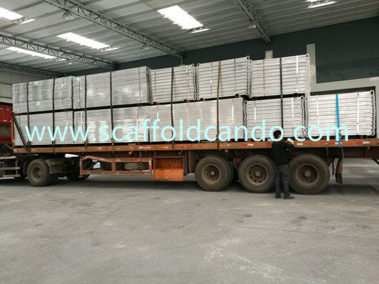 Easy for erecting and dismantlement scaffold galvanized catwalk hook planks 1800mm 1829mm 2100mm for cuplock ringlock