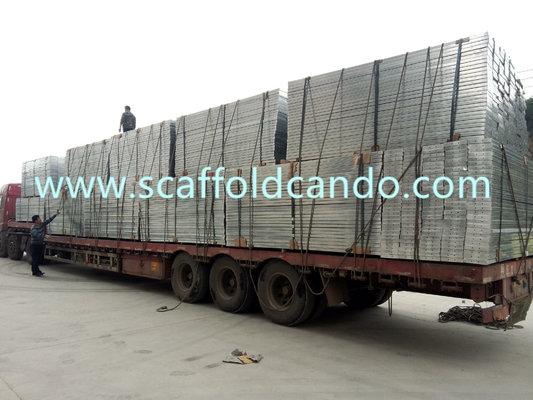 Easy for erecting and dismantlement scaffold galvanized catwalk hook planks 1800mm 1829mm 2100mm for cuplock ringlock