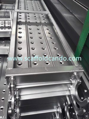Pre-galvanized Q235 scaffold catwalk hook planks for Cuplock Ringlock Frame working platform 1500mm 1800mm 1829mm 2100mm