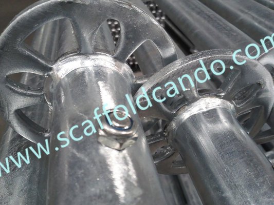 Good quality scaffolding Ringlock standard vertical 48mmOD 500mm 1500mm 2000mm 3000mmL Hot dip galvanized Q235 Q345