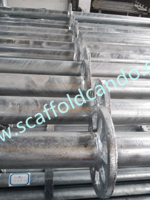 Good quality scaffolding Ringlock standard vertical 48mmOD 500mm 1500mm 2000mm 3000mmL Hot dip galvanized Q235 Q345