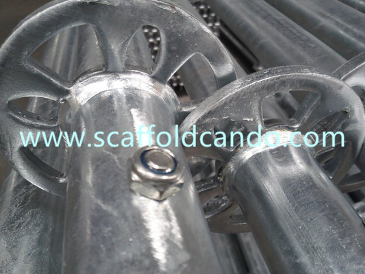 3000mm,2500mm,2000mm,1500mm,1000mm Q235 Q345 scaffolding ringlock standard vertical for project erection HDG