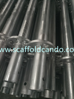 Ringlock scaffolding system standards verticals for construction, hot dip galvanized BS1139 500,1000,1500,2000,3000mmL